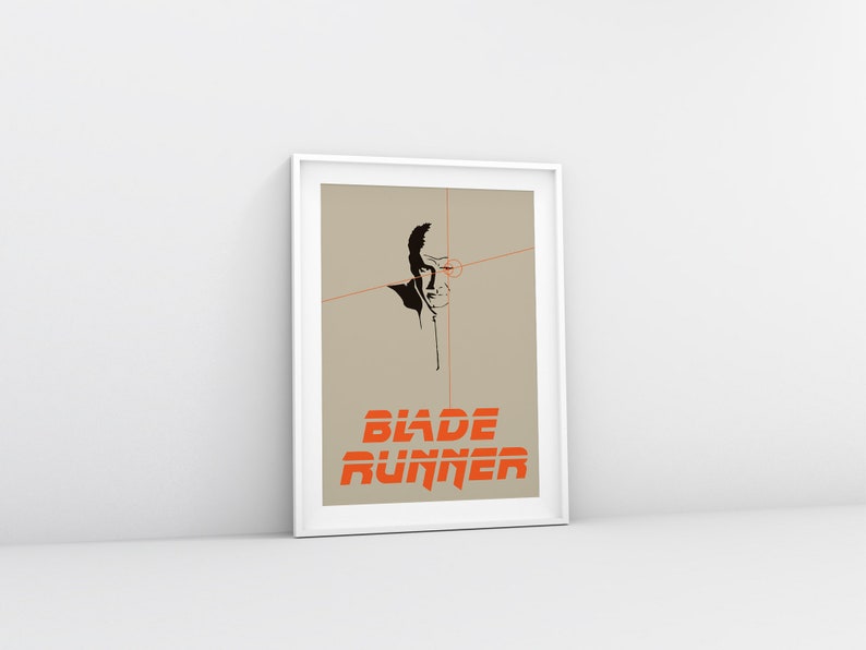 Blade Runner Poster Alternative Movie Artwork Canvas Print | Etsy