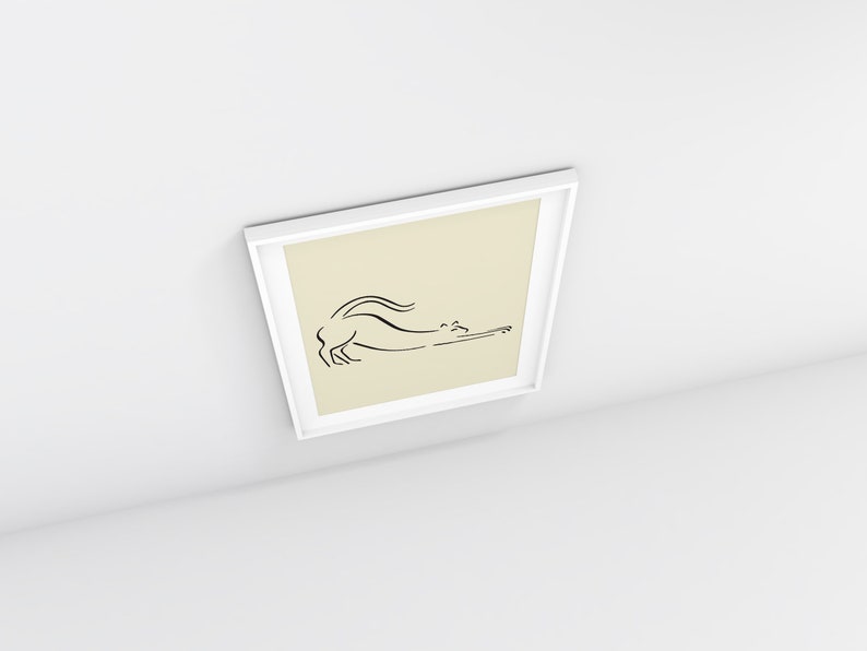 Pablo Picasso Cat Poster One Line Drawing Exhibition Poster | Etsy