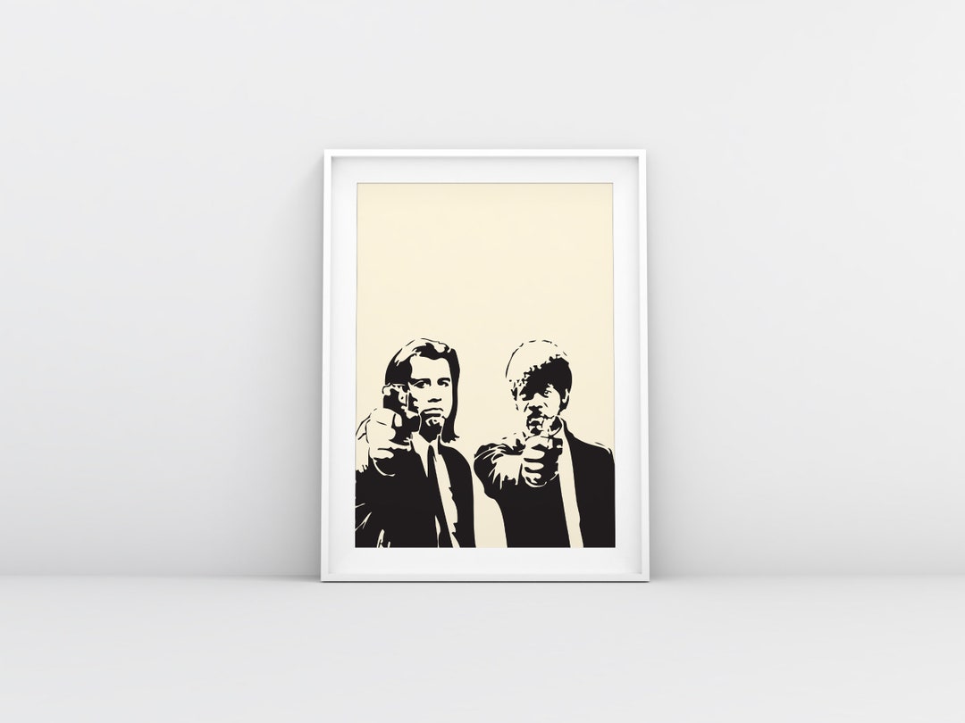 Pulp Fiction Movie Art Scene Print Tarantino Poster - Etsy