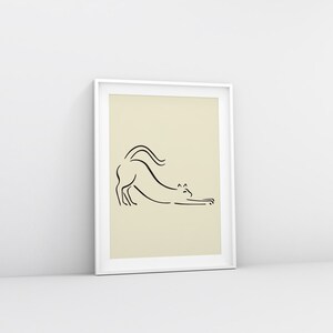 Pablo Picasso Cat Poster One Line Drawing Exhibition Poster, Minimalist ...