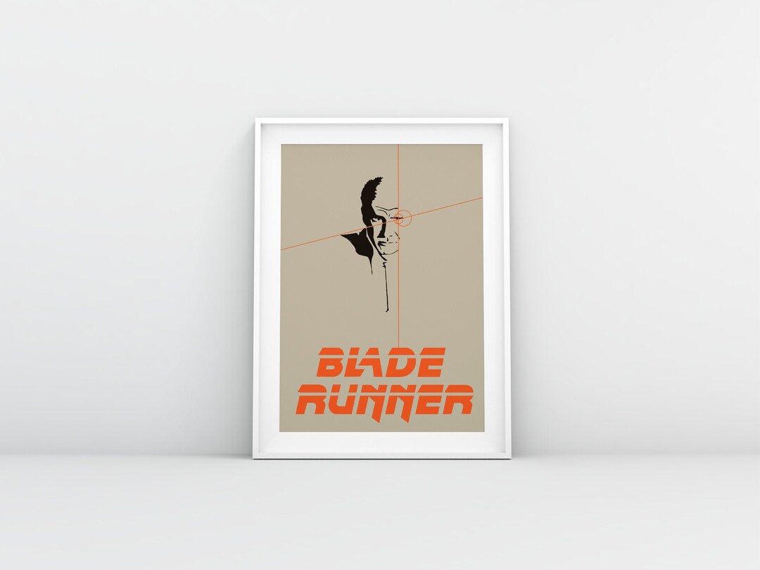 Blade Runner Poster Alternative Movie Artwork Canvas Print - Etsy