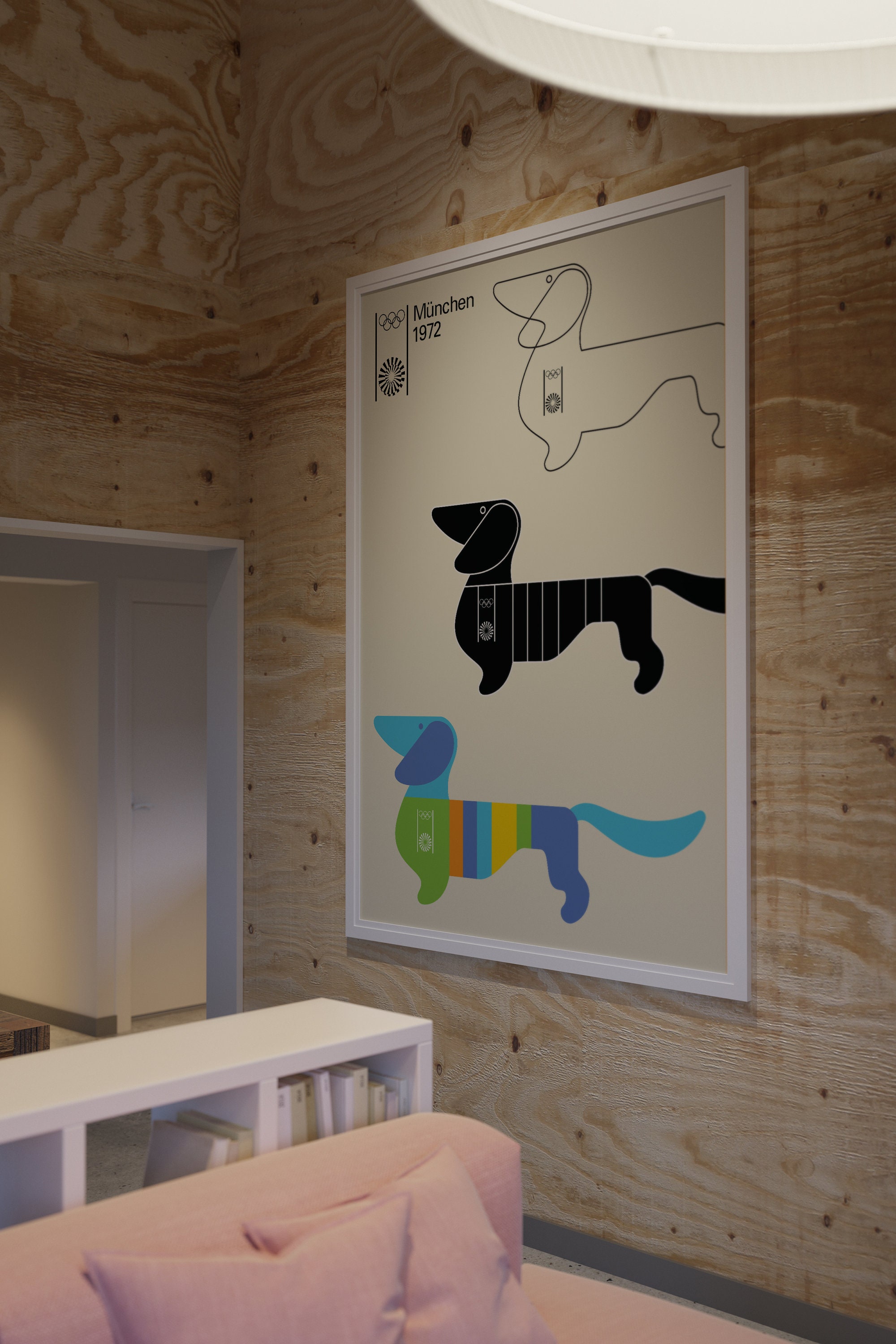 Munich 1972 Olympic Games Waldi Dachshund poster Exhibition Posters ...