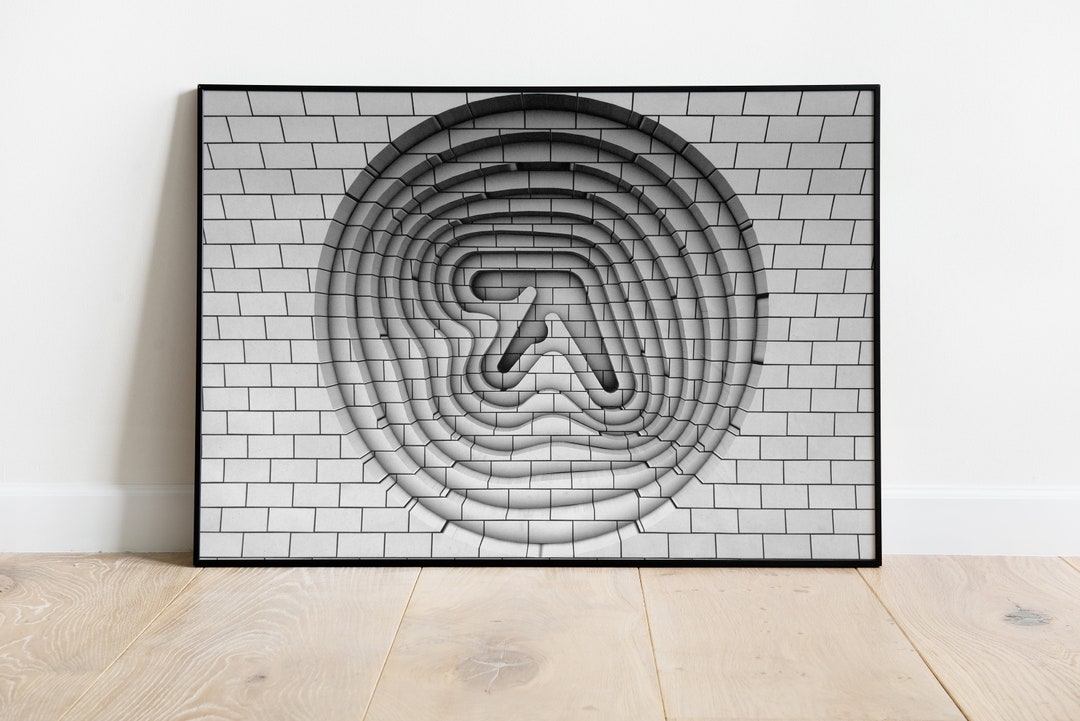Aphex Twin Collapse Poster 90s Techno Music Print Rave Art Acid House ...