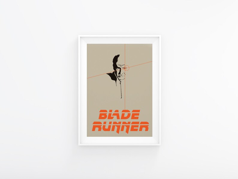 Blade Runner Poster Alternative Movie Artwork Canvas Print | Etsy