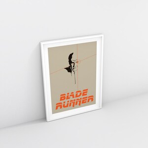 Blade Runner Poster Alternative Movie Artwork Canvas Print - Etsy