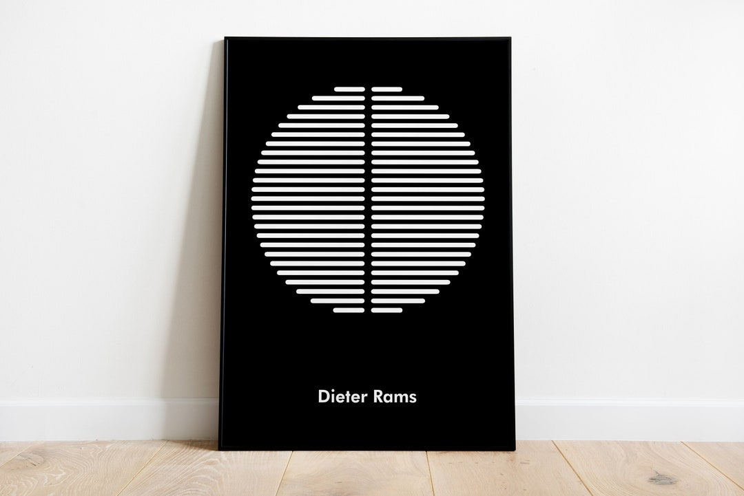 Minimalist Dieter Rams Bauhaus Poster Product Design Wall Art Print ...