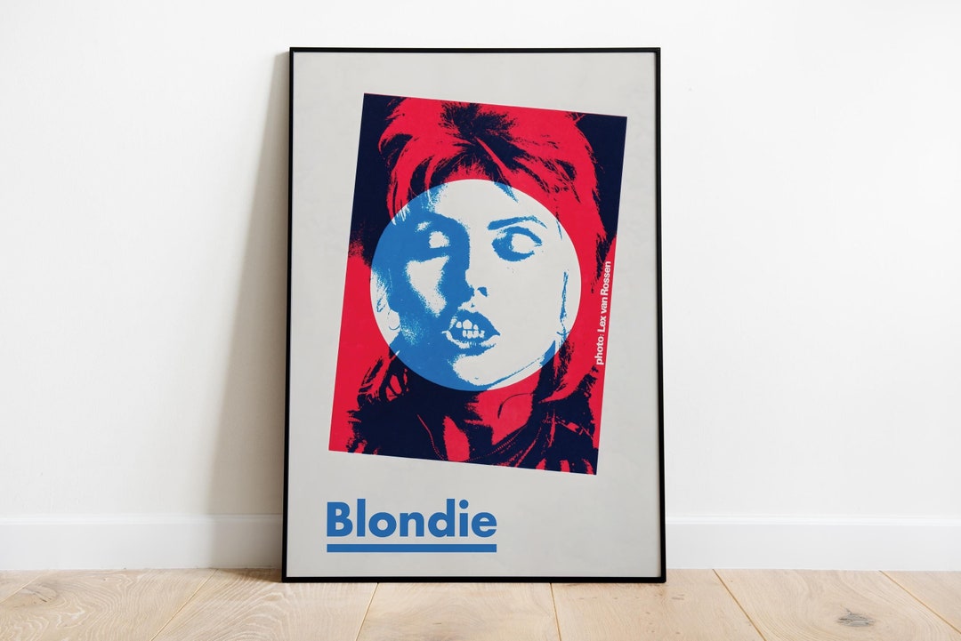 Blondie Rock Band Poster Debbie Harry Album Cover Print 1980s Fashion ...