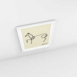 Pablo Picasso Horse Print One Line Art Drawing Poster - Etsy UK