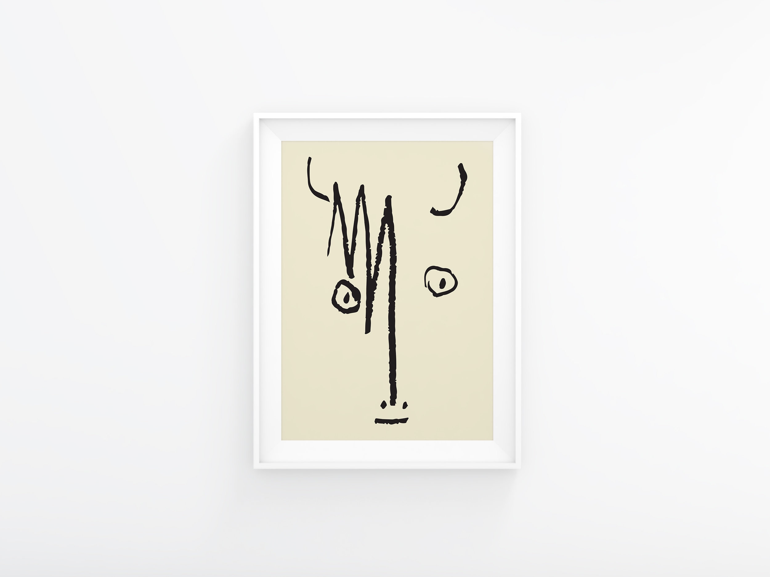 Pablo Picasso Ox Print One Line Art Drawing Exhibition Poster | Etsy