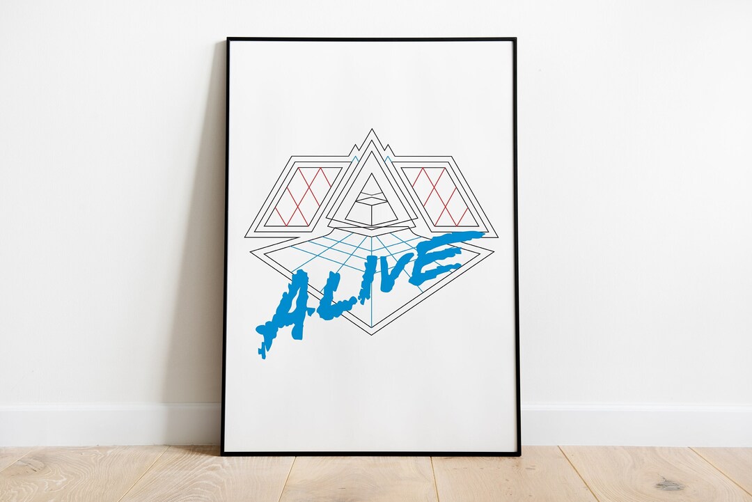 Daft Punk Alive 2007 Album Poster: Indie Room Decor, Concert Art ...