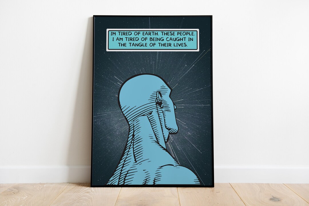 Watchmen DC Comics Poster Dr Manhattan Print Movie Wall Art Comic Book ...