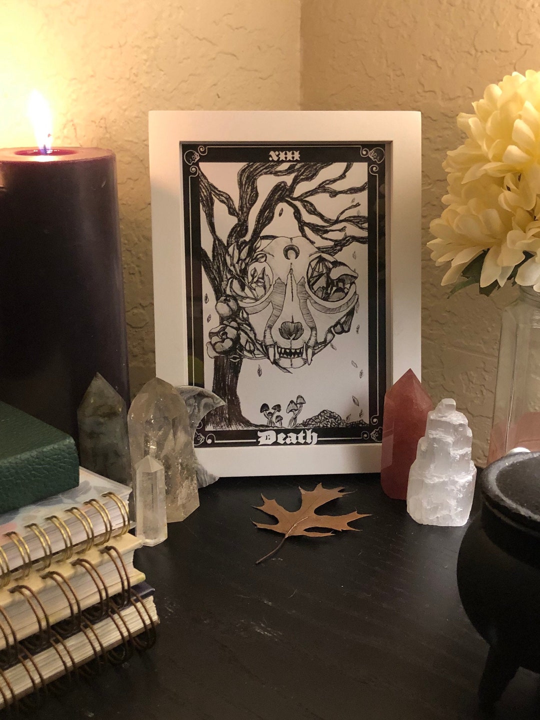 Death Tarot Card Art Print - Etsy