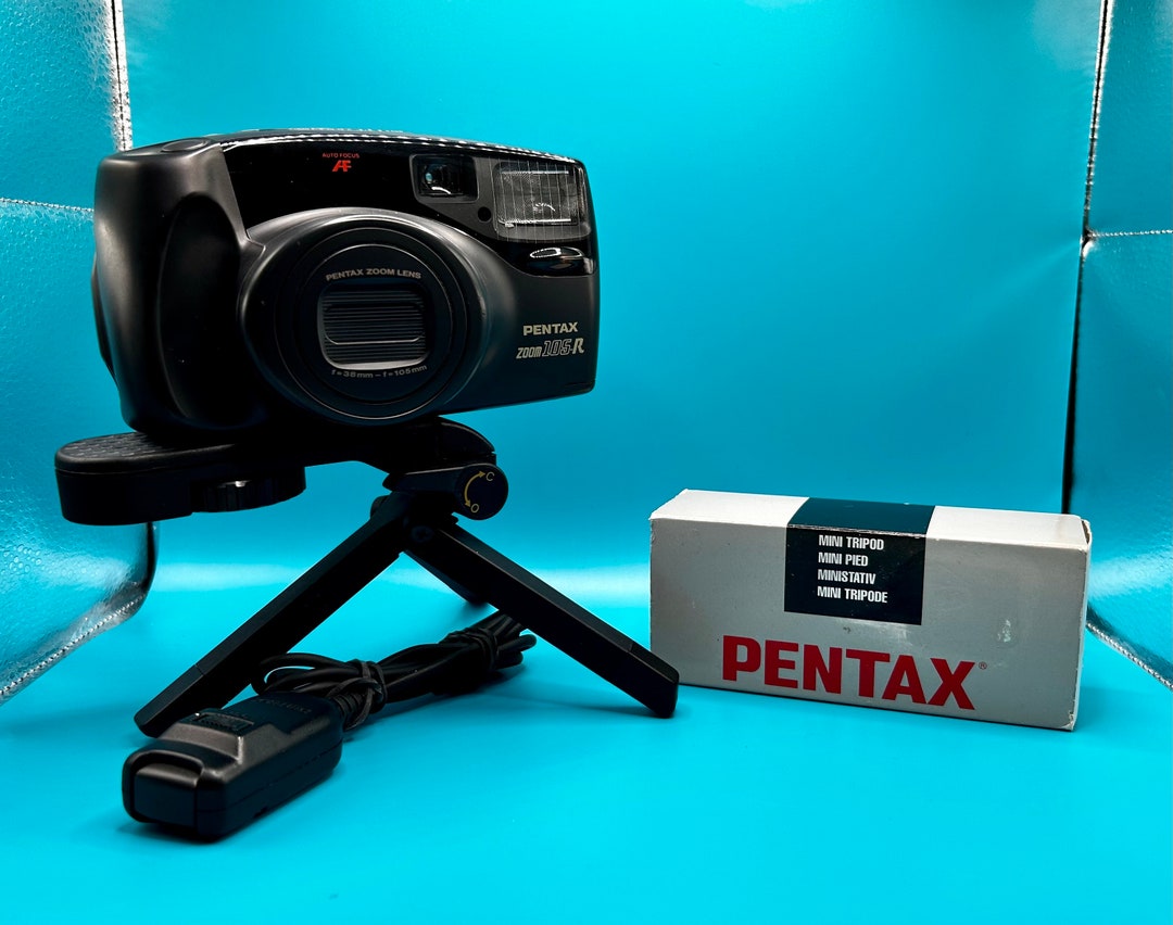 It's Pentaxtic - Pentax Zoom 105R With Case, Remote and Tripod Bundle - Etsy