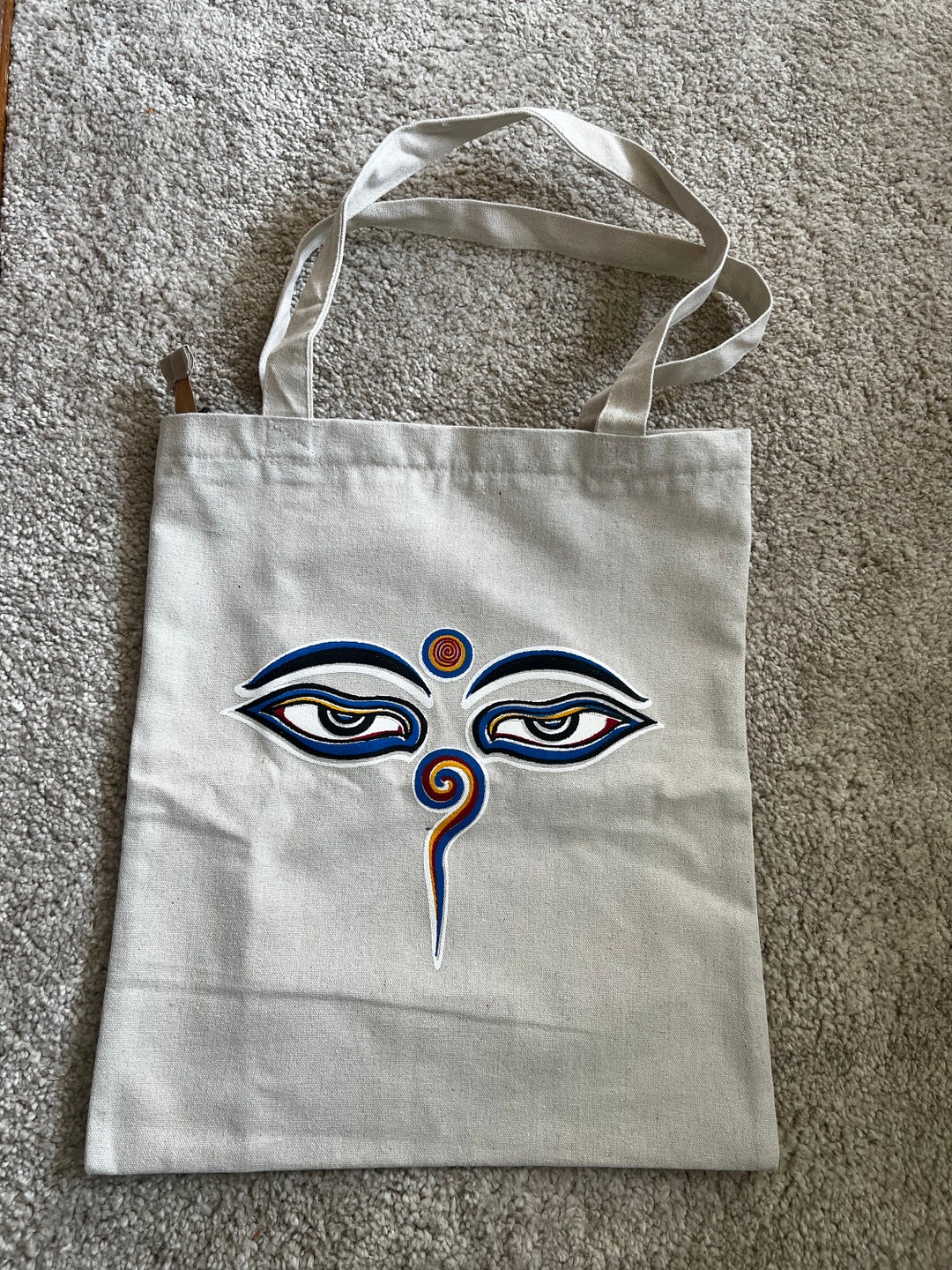 Buddha's Eye Tote Bag - Etsy