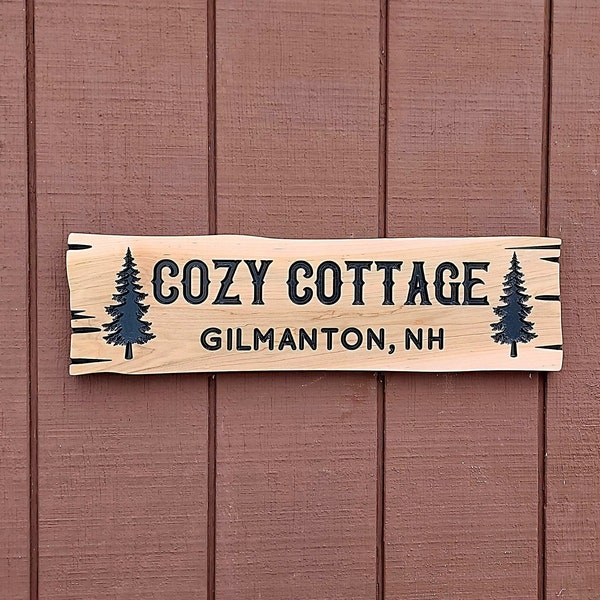 Pine Tree Sign - Etsy