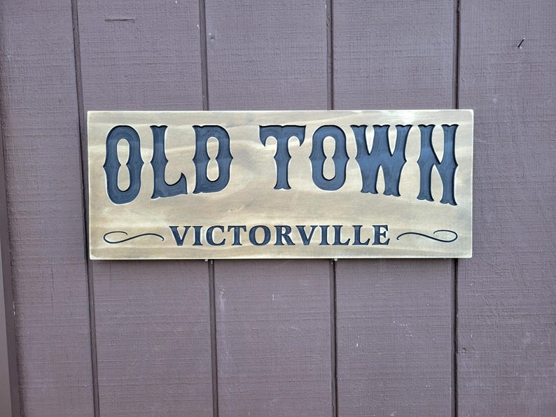 Custom Rustic Town Sign, Personalized Sign, Old West Sign, Rustic ...