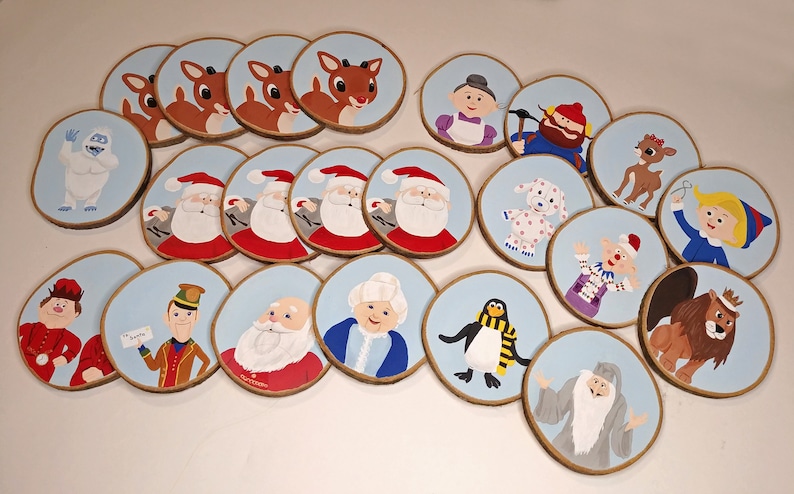 Classic Christmas Ornaments Rudolph Santa Claus Is Comin to | Etsy