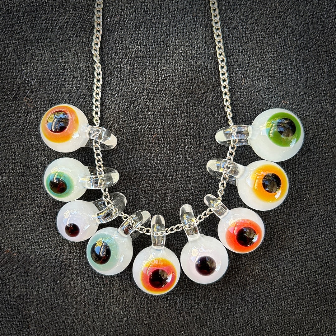 Glass Eyeball Pendants - Etsy