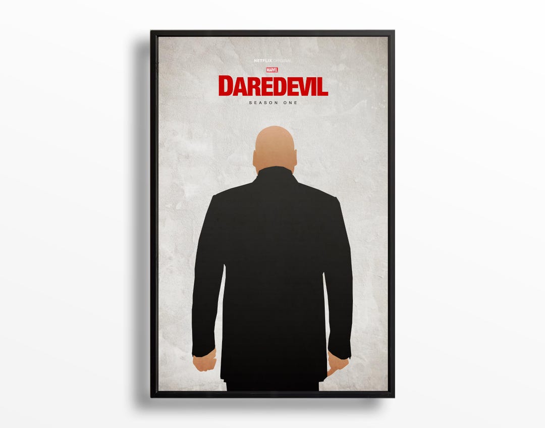 Daredevil Kingpin Minimalist Poster 13x19 24x36 Large Modern Wall Art ...