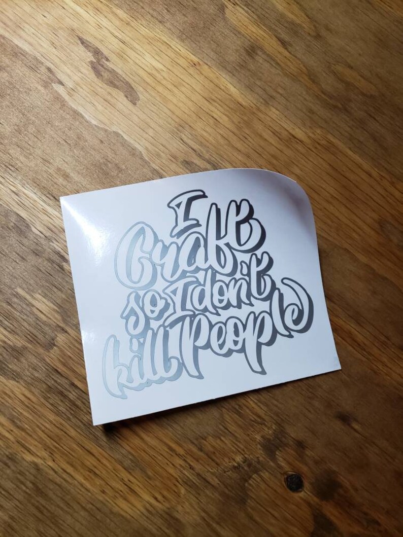 Crafting Car Decal - Etsy