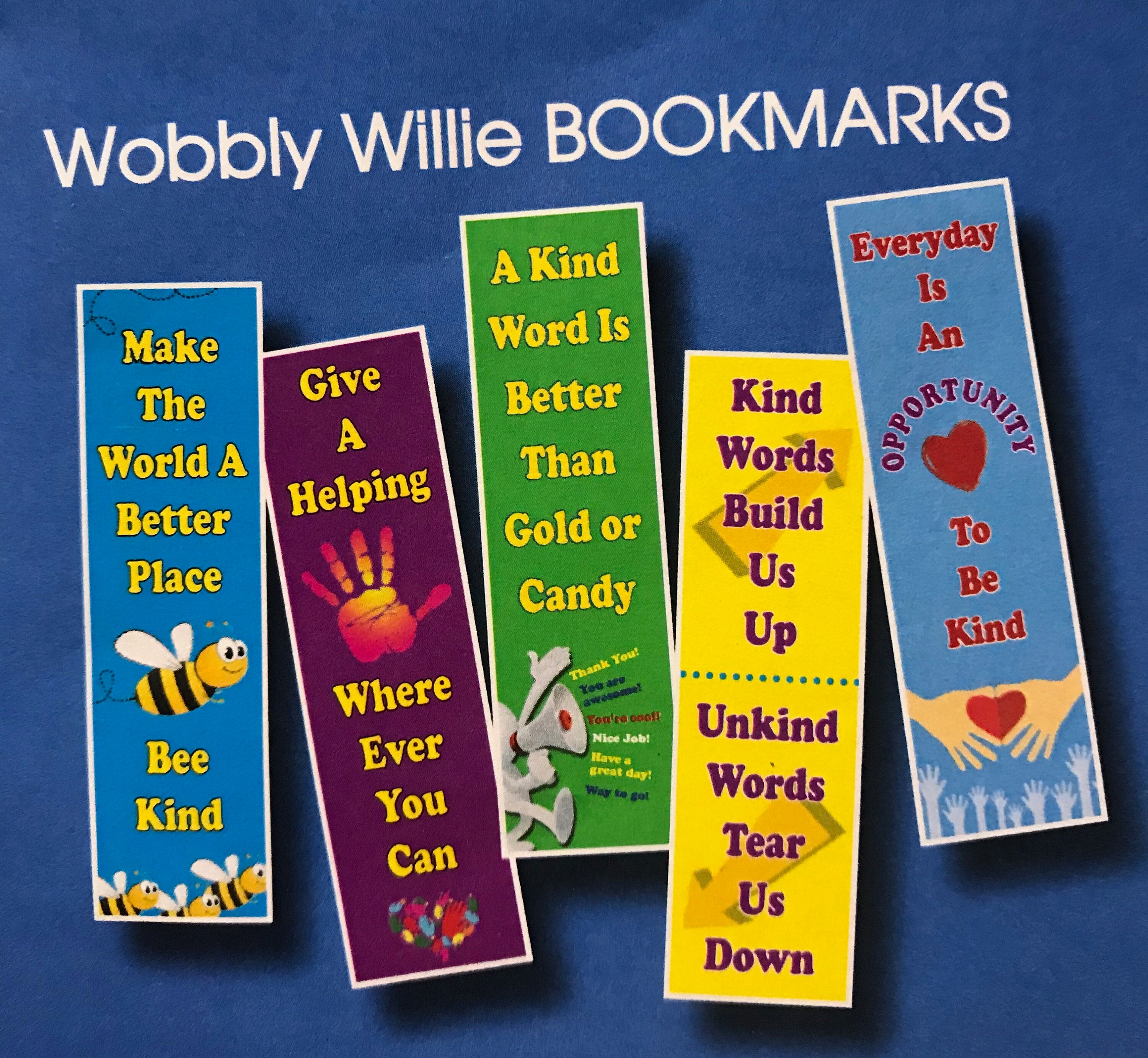 Wobbly Willie Bookmarks - Etsy