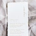 DOLCE Letterpress Wedding Menus a Romantic Elegant and - Etsy