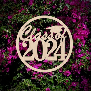 Class of 2024 Circle Congrats Grad Custom Graduation Sign Class of 2024 ...