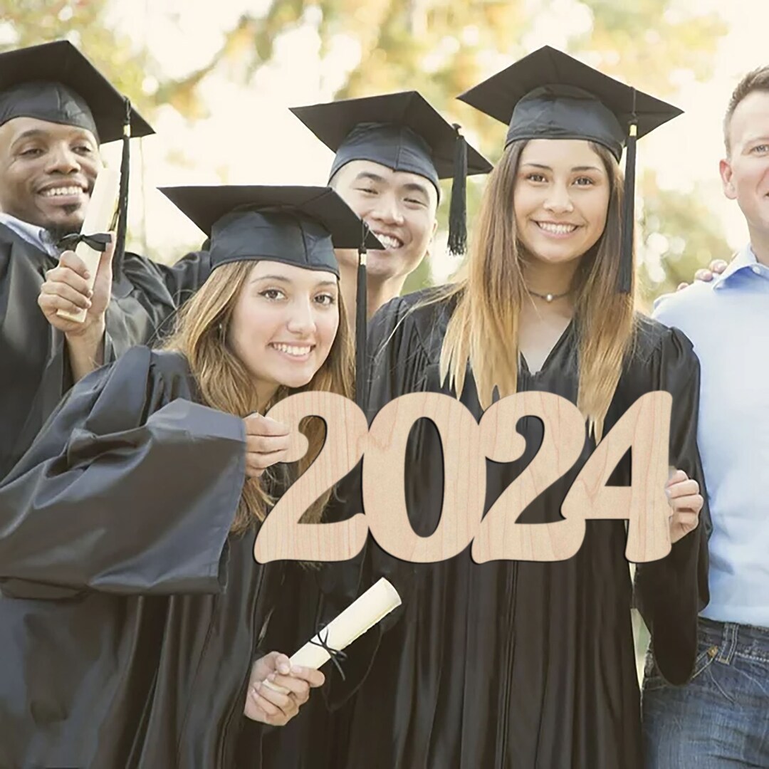 2024 Congrats GRAD Photo Prop Custom Graduation Sign Class of 2024 ...