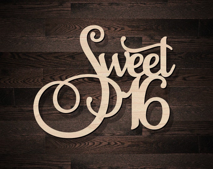 Sweet Sixteen Decorations, Sweet 16 Sign Backdrop, Sweet Sixteen ...