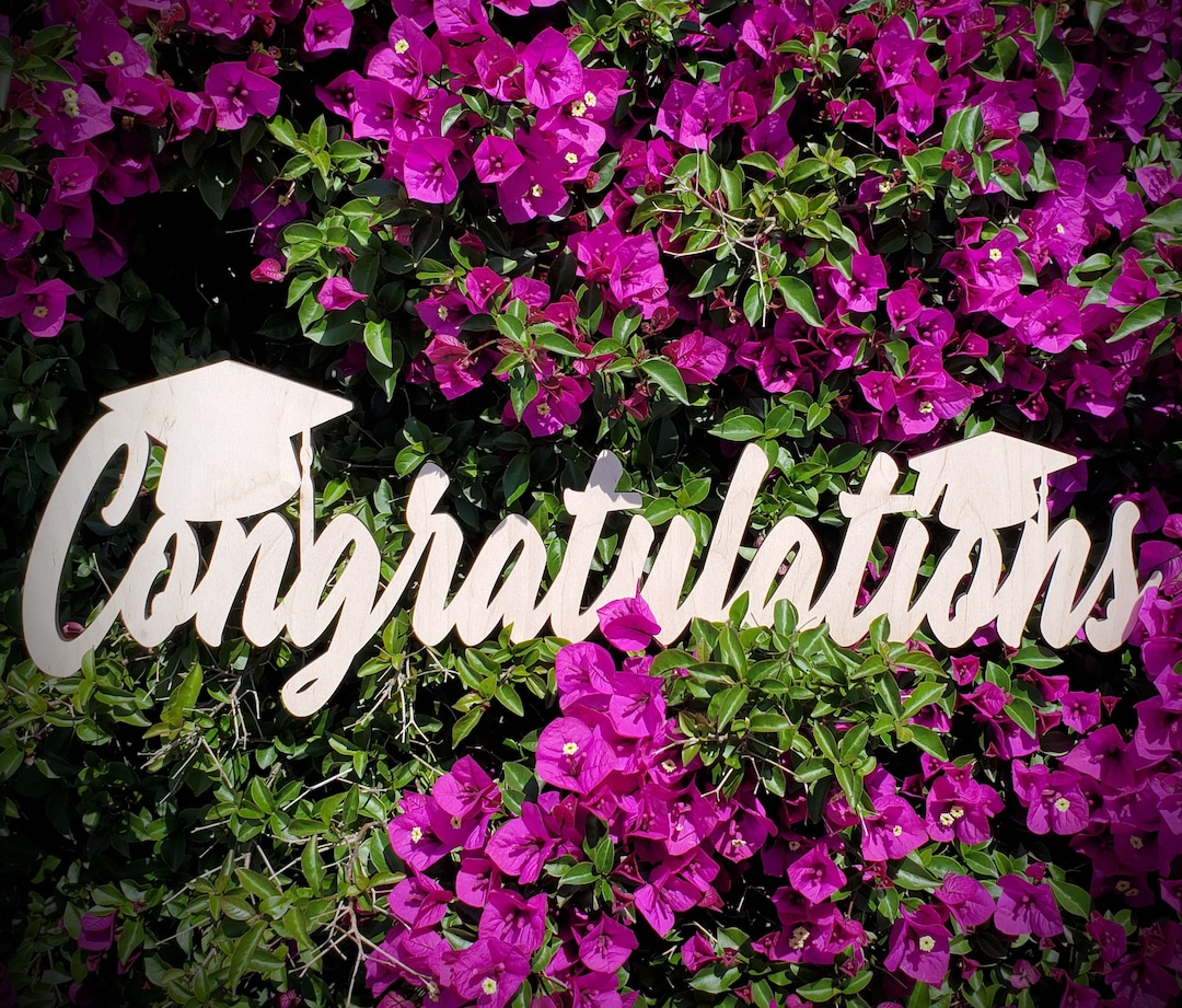 Congratulations Custom Graduation Sign Custom Congrats Grad - Etsy