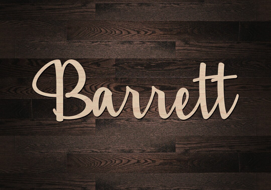 Custom Wood Name Sign-pick Your Font-baby Names-weddings-nursery-family ...