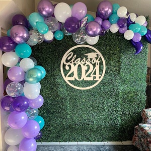 Class of 2024 Circle Congrats Grad Custom Graduation Sign Class of 2024 ...