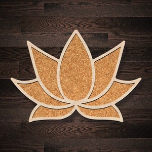 Lotus Vision Board Cork Pin Board With Frame - Etsy