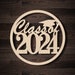 Class of 2024 Circle Congrats Grad Custom Graduation Sign Class of 2024 ...