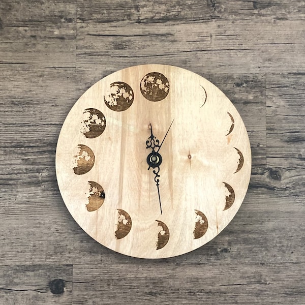 Moon Phase Clock - Etsy