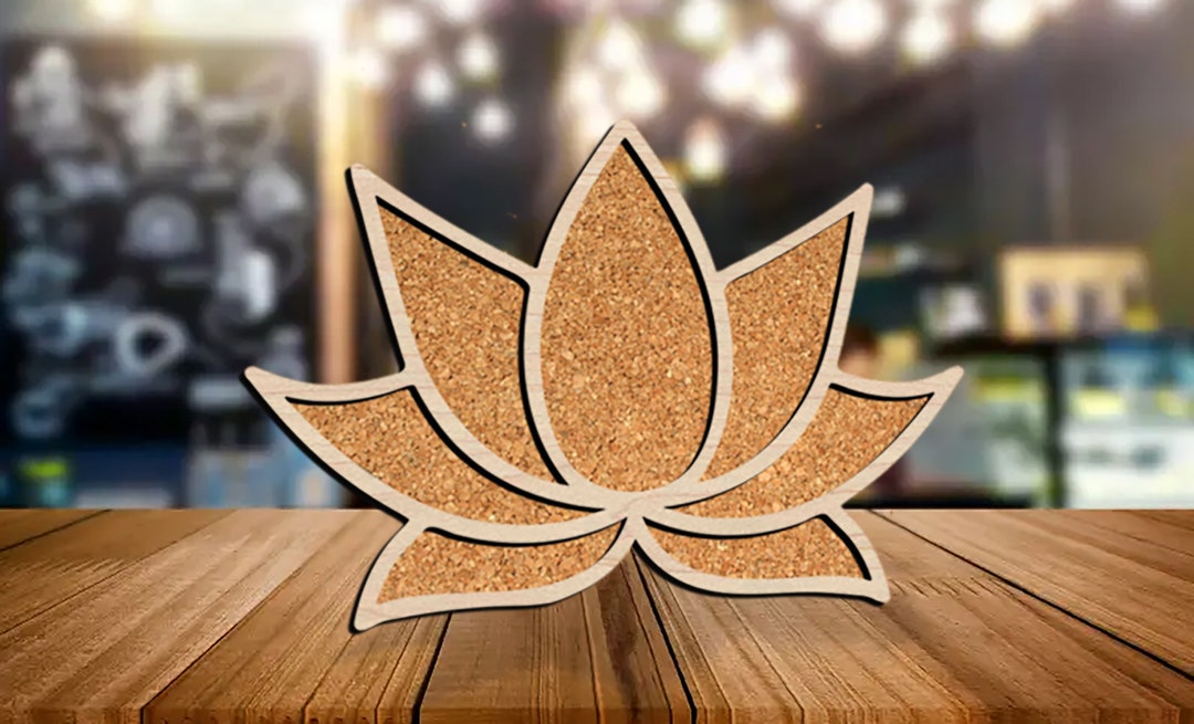 Lotus Vision Board Cork Pin Board With Frame - Etsy