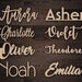 Custom Wood Name Sign-pick Your Font-baby - Etsy