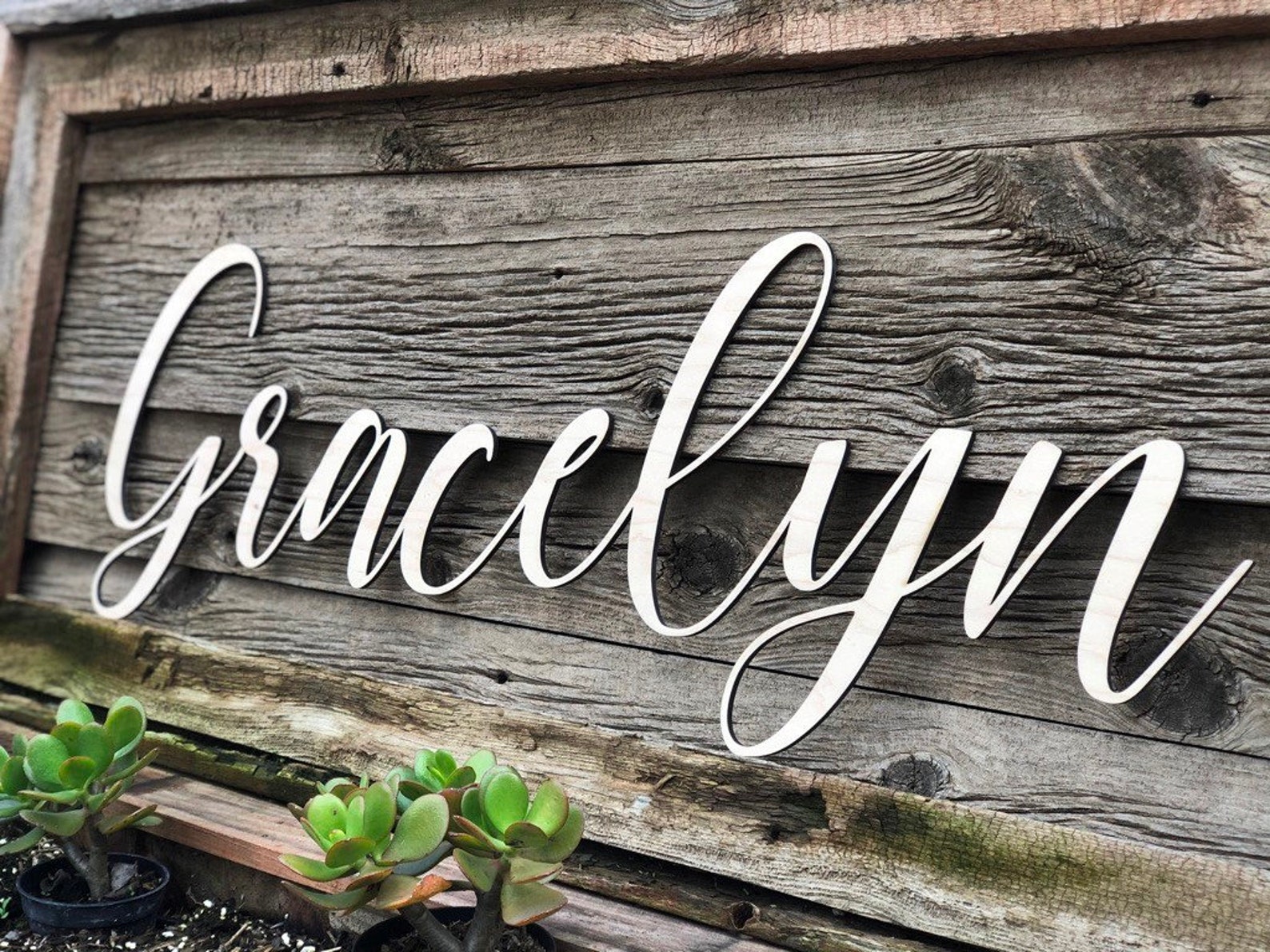 Custom Wood Cutout Names-nursery Decor-wedding Names-baby | Etsy