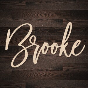 Custom Wood Name Sign-pick Your Font-baby Names-weddings-nursery-family ...