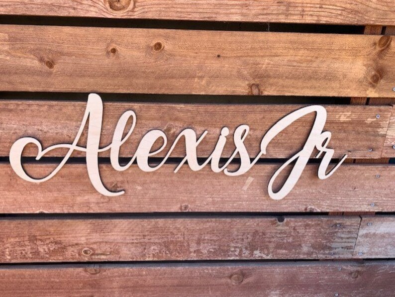 Custom Names-wood Cutouts-baby Names-family Names-business | Etsy