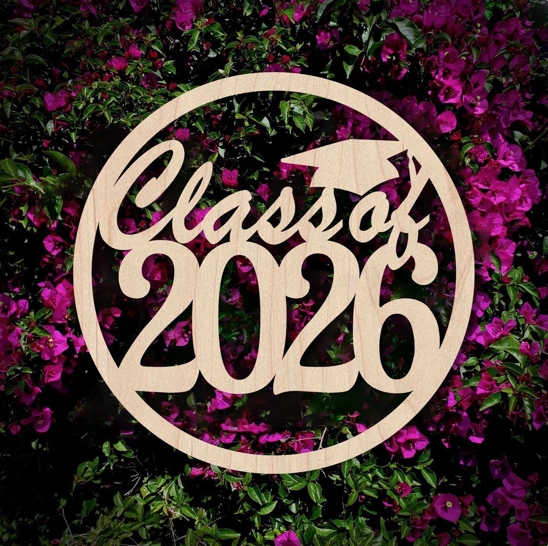Class of 2026 Circle Congrats Grad Custom Graduation Sign Class of 2026 ...