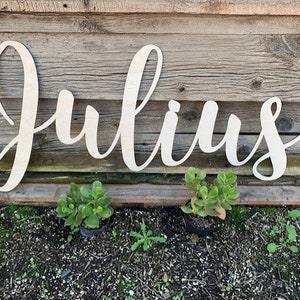 Custom Wood Name Sign-pick Your Font-baby | Etsy