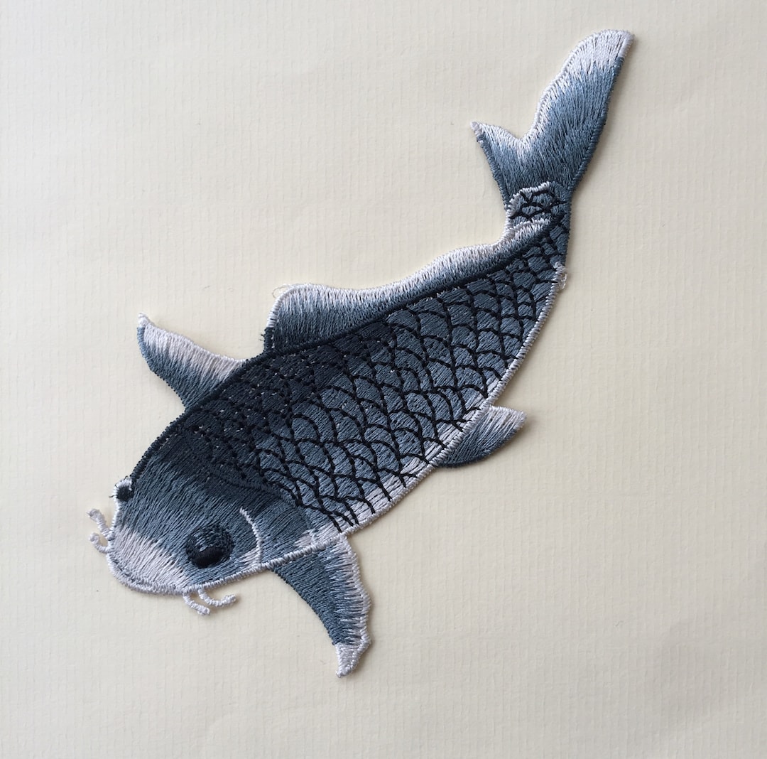 Fish Sew on Embroidered Patch Appliqués Badge - Etsy