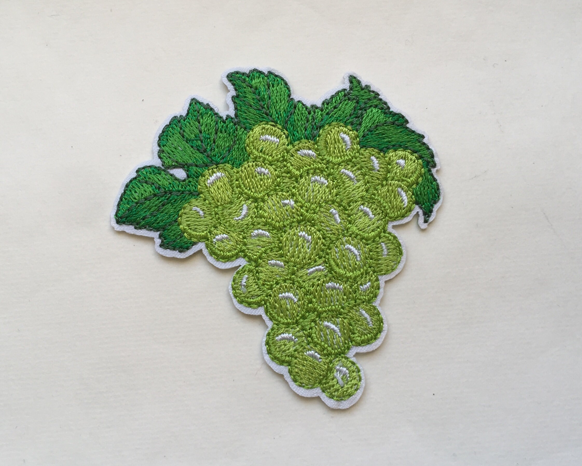 Grapes Fruits Iron on Sew on Full Embroidered Patch Appliqués Badge - Etsy