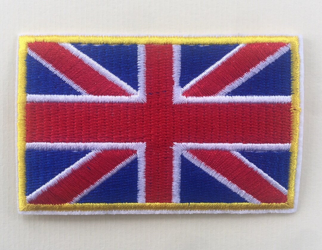 British Union Jack Iron/ Sew on Full Embroiidered Patch - Etsy