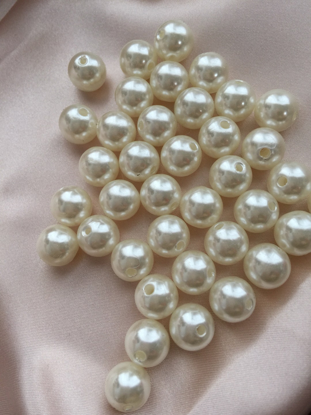 40 Faux Pearls, Pearl Beads, Art and Crafts - Etsy