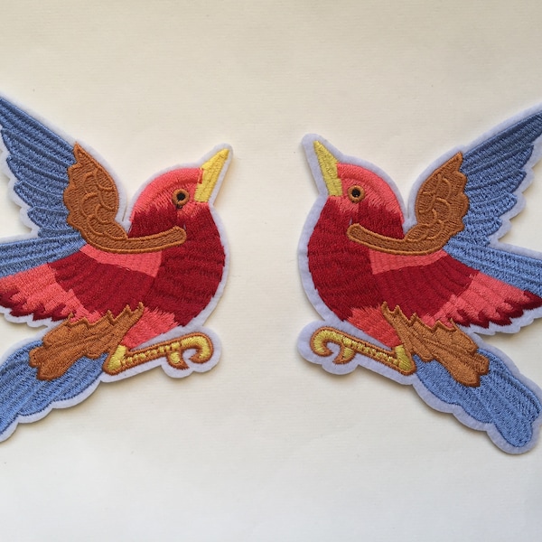 Bird Applique - Etsy UK