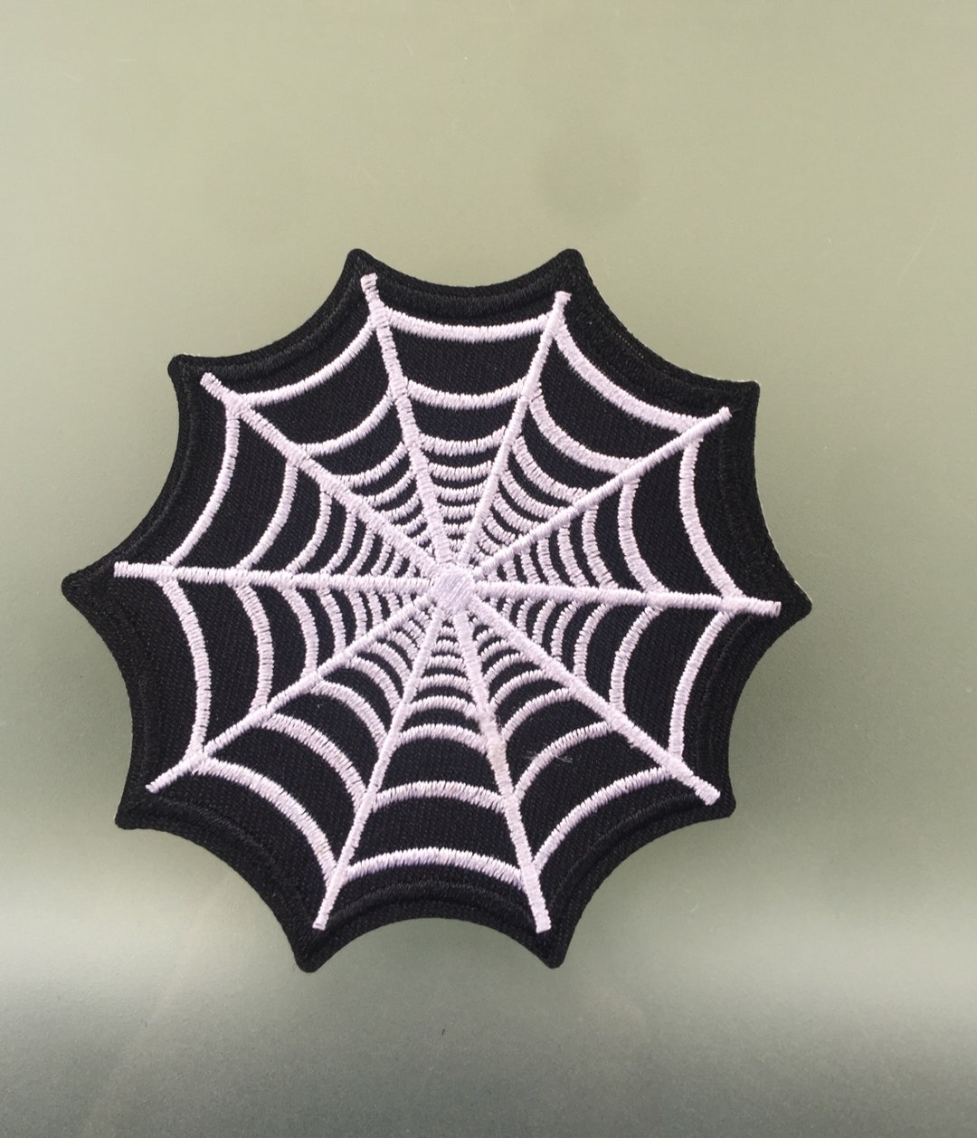 Spider Web Iron/ Sew on Embroidered Patch Appliqués Badge - Etsy