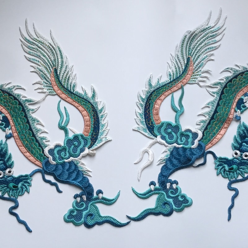 Dragon Applique - Etsy
