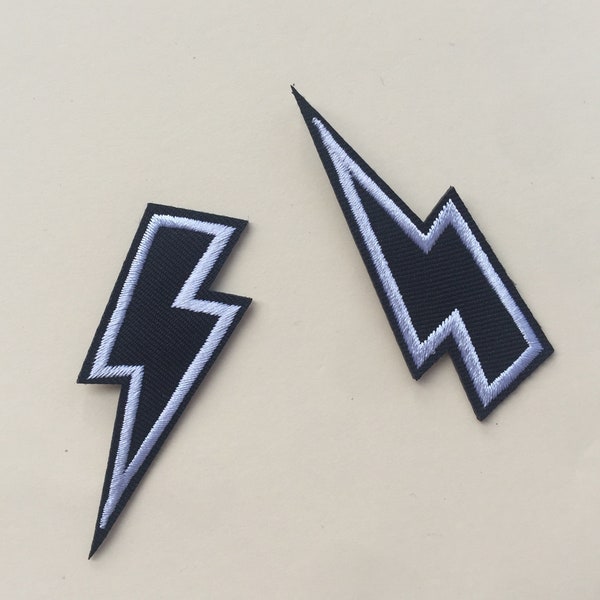 Lightning Bolt Patch - Etsy